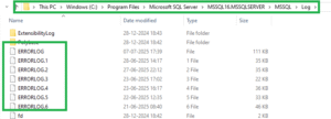 Inside SQL Server: Navigating Error Logs via the File System – SQL Circuit
