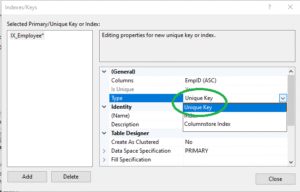 SQL Server – How to Create a Unique Key in a Table – SQL Circuit